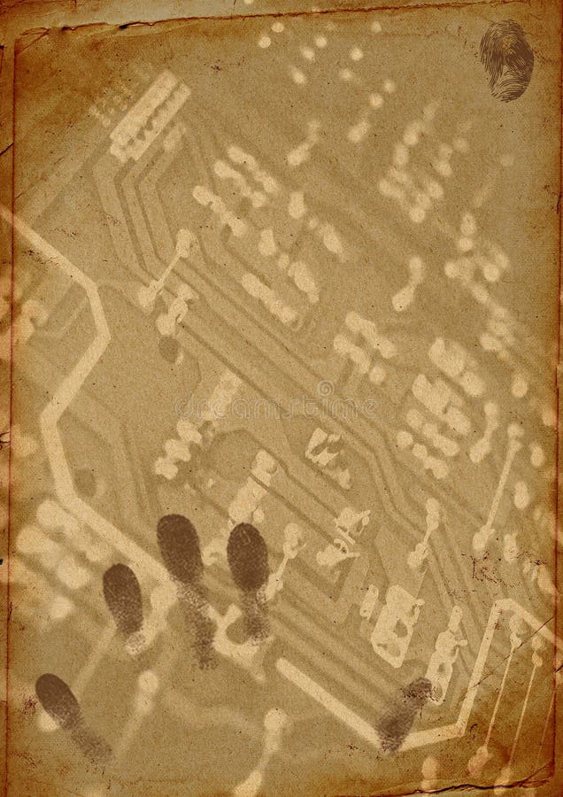 Structure Of An Old Paper Picture. Image: 7650878