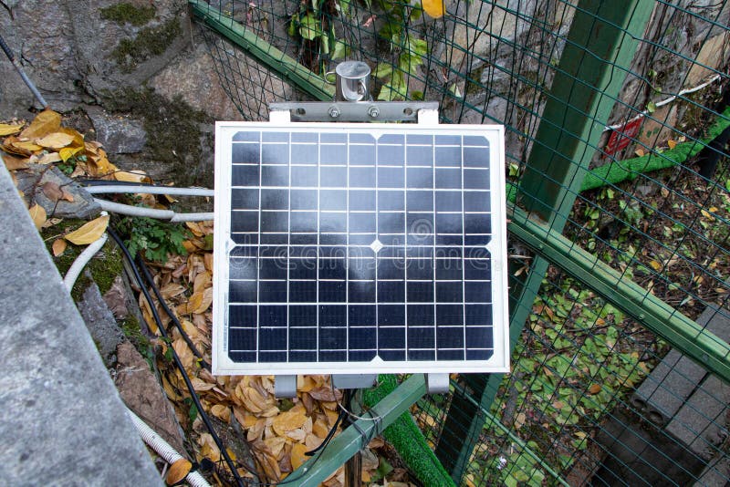 Structure Old Solar Cell Small or Solar Panel Modern Technology for ...