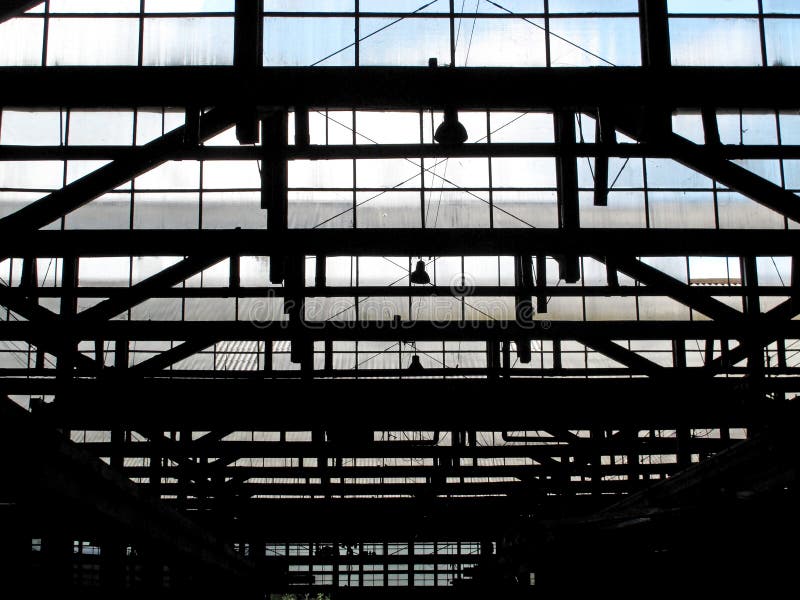 Structure of plant, depot. stock image. Image of shadow - 26827081
