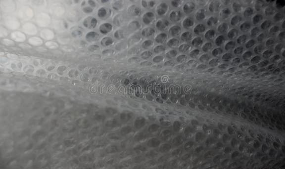 Structure of Polyethylene Bubble Wrapping Material. Stock Photo about ...