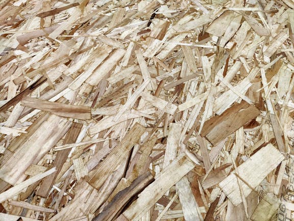 The Structure of the Pressed Wood Chipboard. Board and Sawdust ...