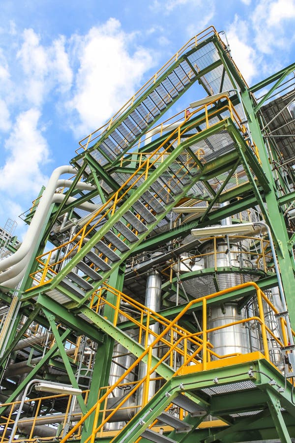 Structure of process plant stock image. Image of complex - 28040169