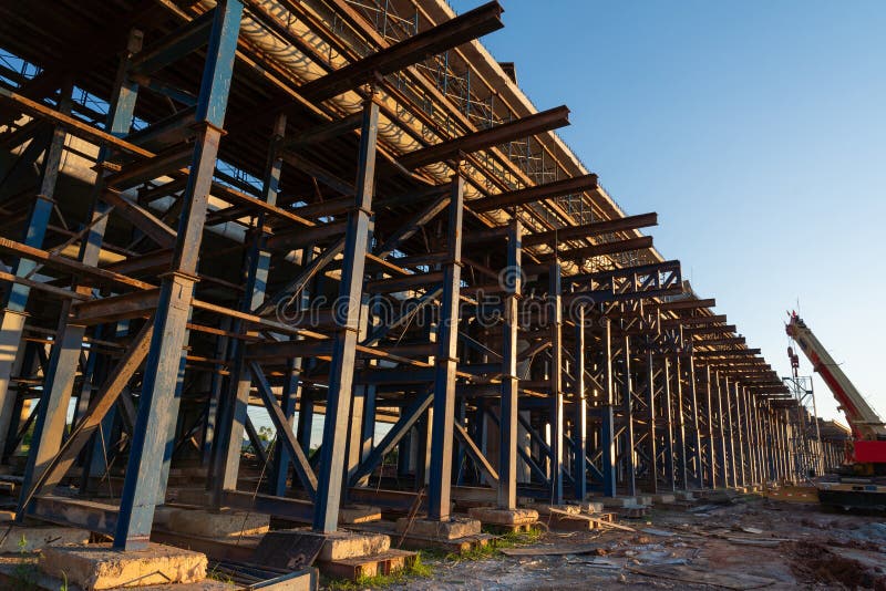 Structure Road Construction of Expressway Under Construction Stock ...