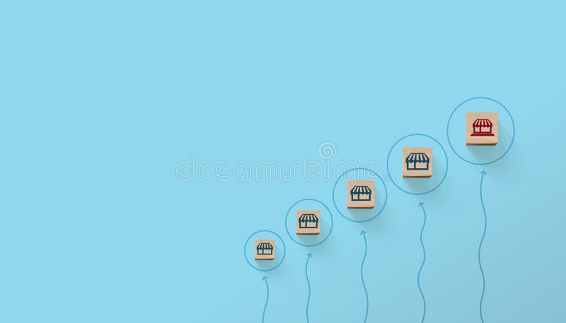 Structure Service Store Network Strategy Stock Photo - Image of modern ...