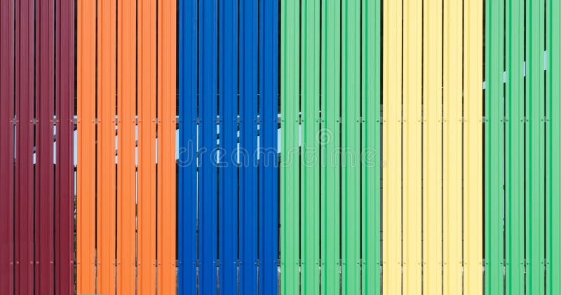 The Structure is Sheathed with Metal Sheets Stock Image - Image of ...