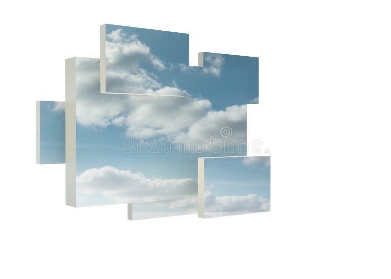 Clouds in a structure stock illustration. Illustration of smooth - 37389953
