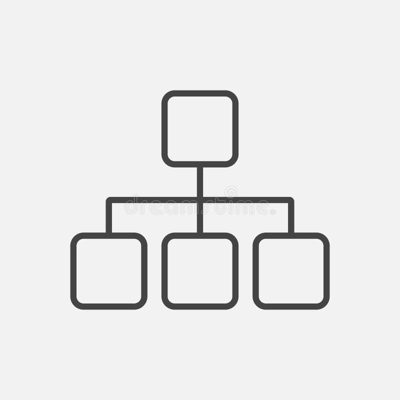 Structure Simple Flat Icon. Vector Illustration on White Background ...