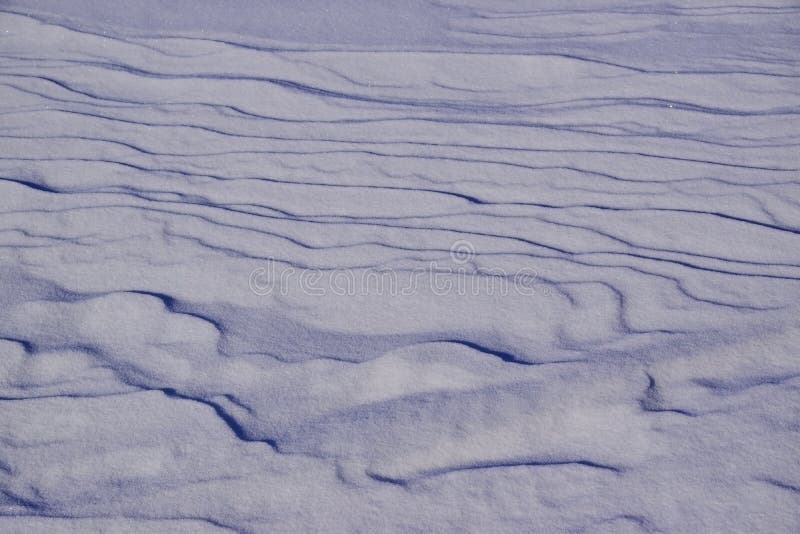 The Structure of the Snow Surface Stock Photo - Image of purity ...