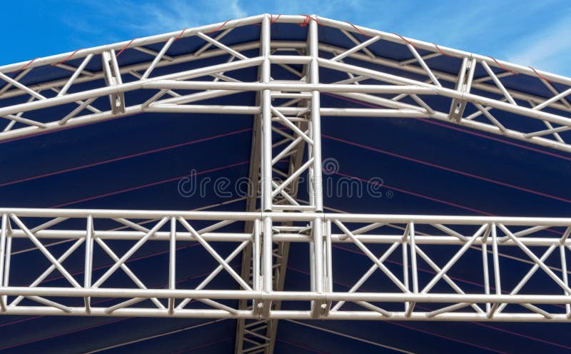 Structure of Steel for Building Construction Stock Photo - Image of ...