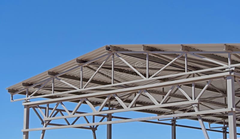 Structure of Steel for Building Construction Stock Photo - Image of ...