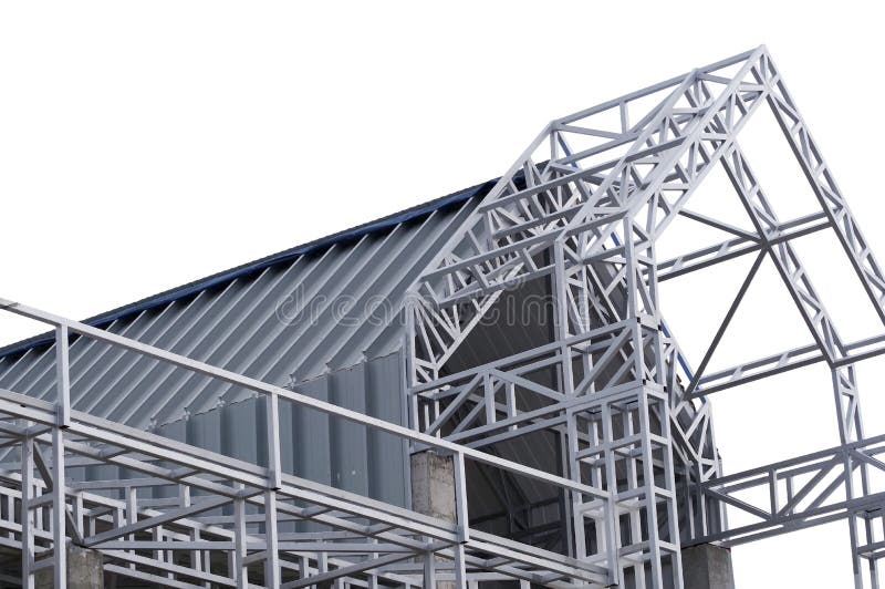 Structure of Steel for Building Construction Stock Photo - Image of ...