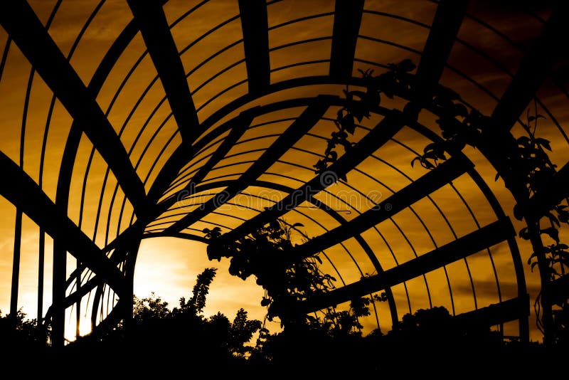 Structure at sunset stock image. Image of nature, landscape - 19940765