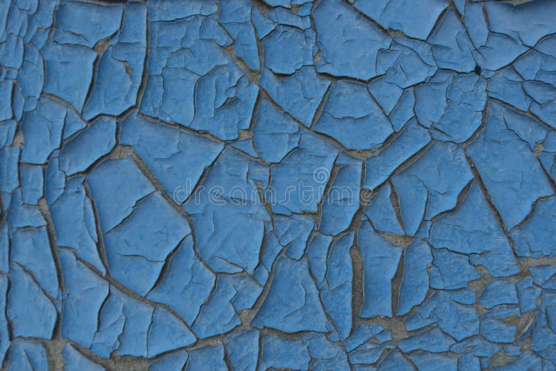 Structure a Surface of Blue Colour with Paint Cracks 2 Stock Photo ...