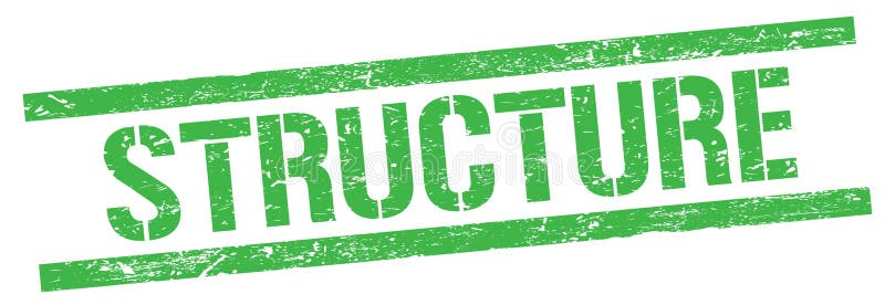 STRUCTURE Text on Green Grungy Rectangle Stamp Stock Illustration ...