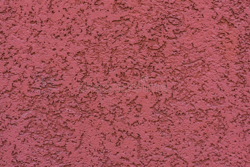 Structure of Textured Plaster on Red Wall Stock Image - Image of facade ...