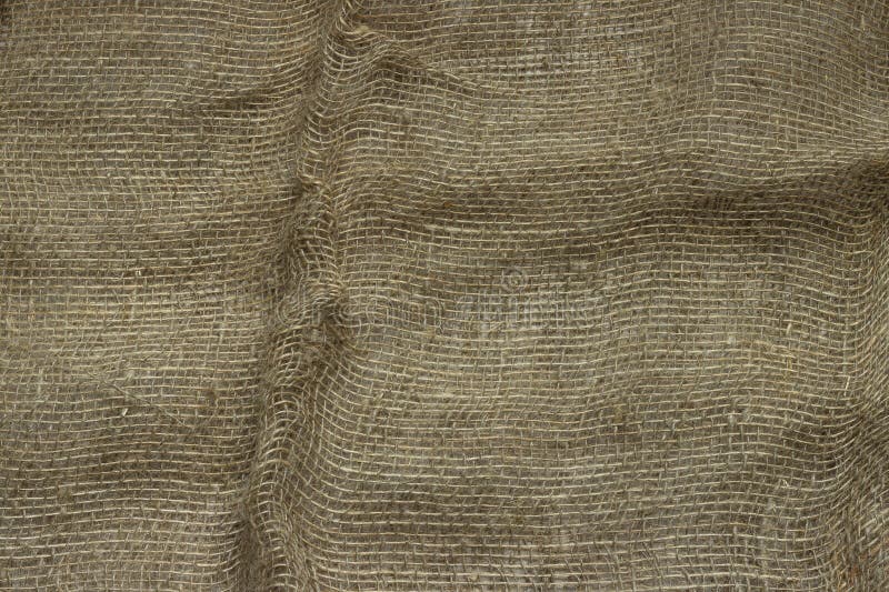 The Structure of the Threads of a Natural Burlap Fabric Stock Photo ...