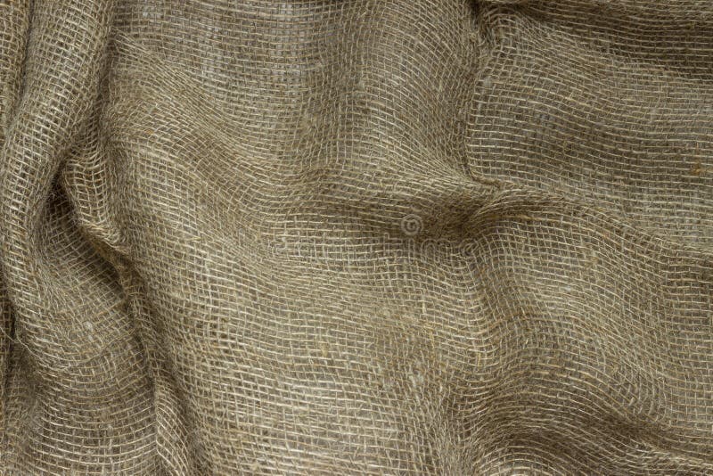 The Structure of the Threads of a Natural Burlap Fabric Stock Image ...