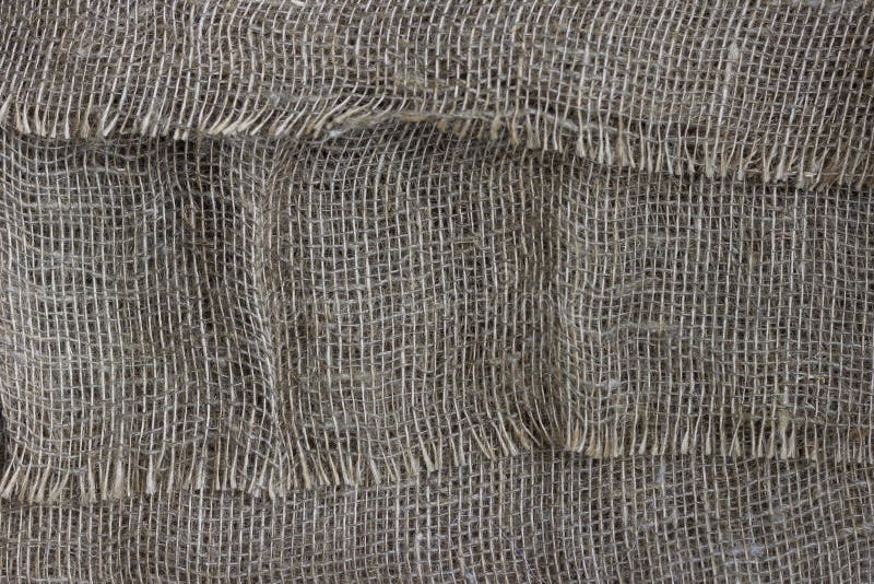 The Structure of the Threads of a Natural Burlap Fabric Stock Image ...