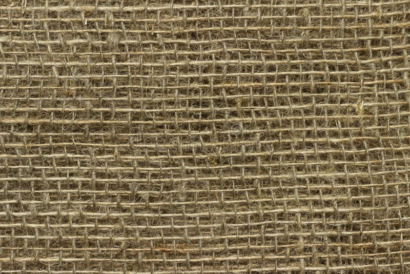 The Structure of the Threads of a Natural Burlap Fabric Stock Image ...