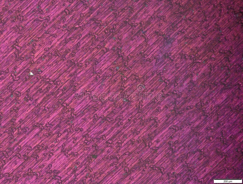 Structure of Titanium Under a Microscope. Stock Photo - Image of ...