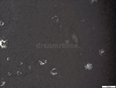 Structure of Titanium Under a Microscope. Stock Photo - Image of ...