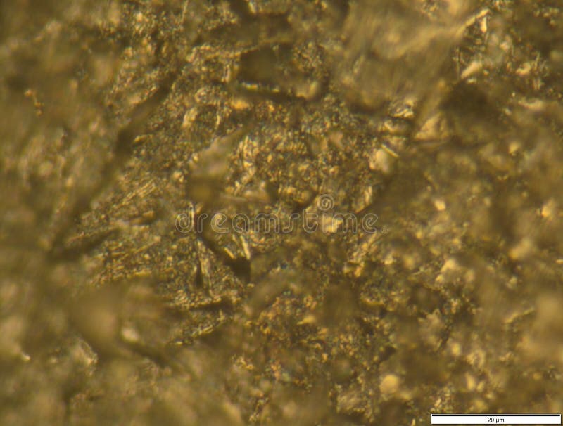 Structure of Titanium Under a Microscope. Stock Photo - Image of ...