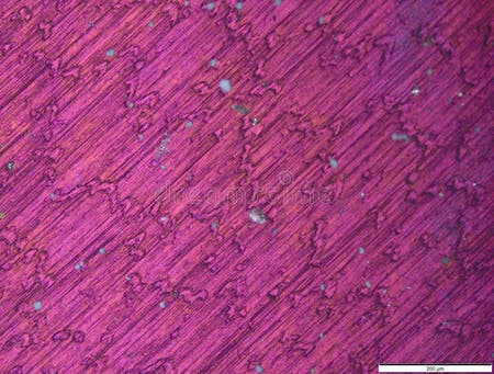 Structure of Titanium Under a Microscope. Stock Image - Image of ...