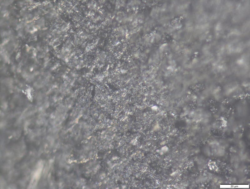 Structure of Titanium Under a Microscope. Stock Photo - Image of ...