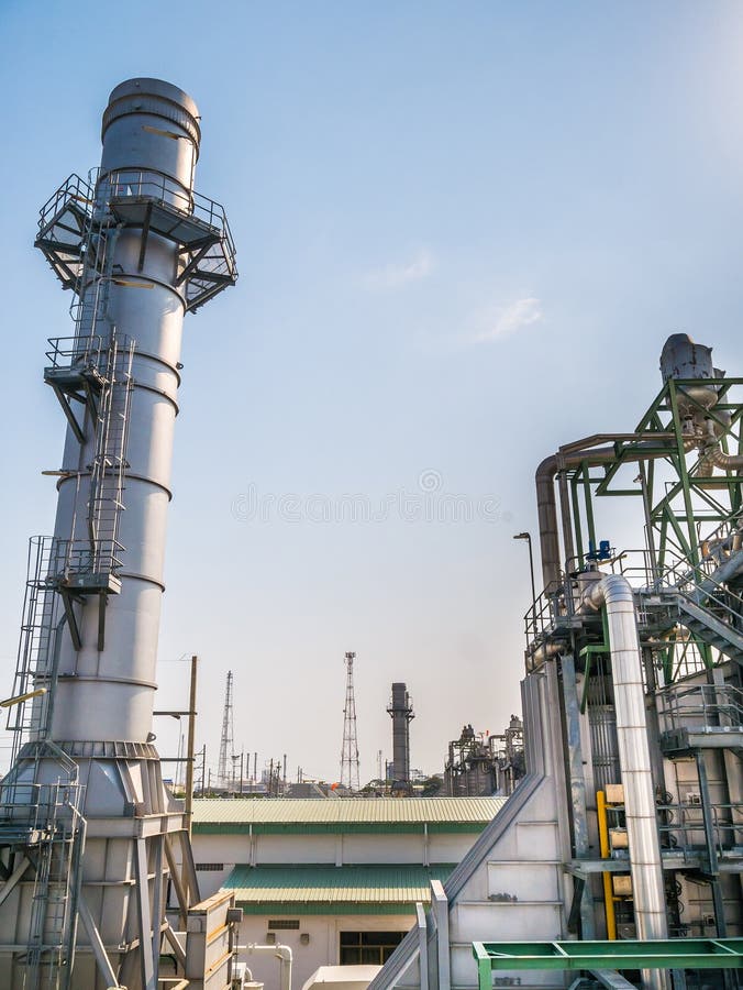 Structure of Turbine Tower of Power Generator Plant Stock Image - Image ...