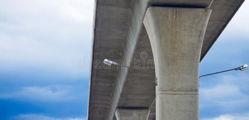 The Structure Under the Highway. Stock Photo - Image of outdoor, bridge ...