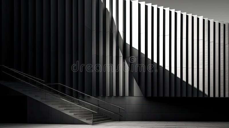 Structure Vertical Gray Architecture Stock Illustration - Illustration ...