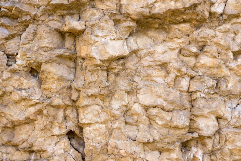 The Structure of the Walls of the Stone Canyon of the Mountain Range ...