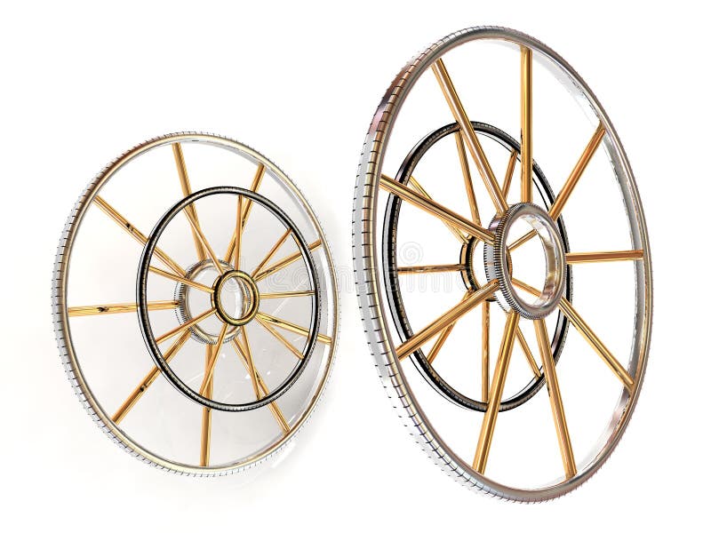 Structure of a wheel. stock illustration. Illustration of geometry ...