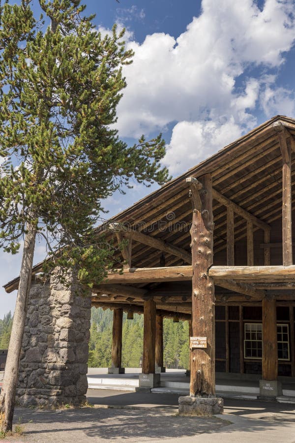 Structure In Yellowstone National Park Stock Photo - Image of structure ...