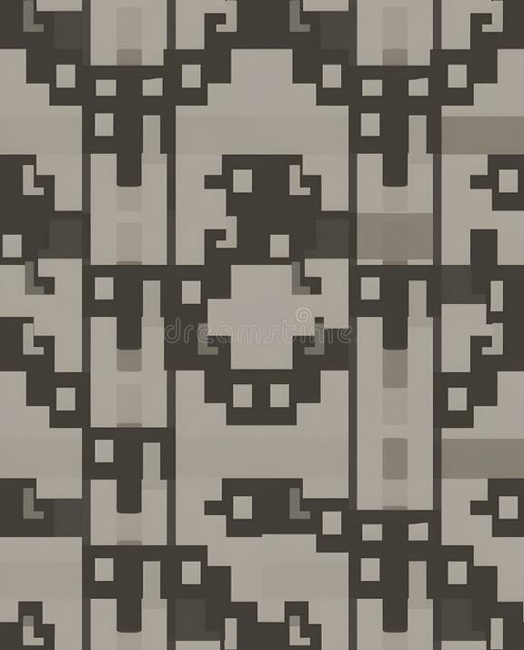 Structured Aztec Step Motif in Rhythmic Symmetry, Seamless Pattern ...