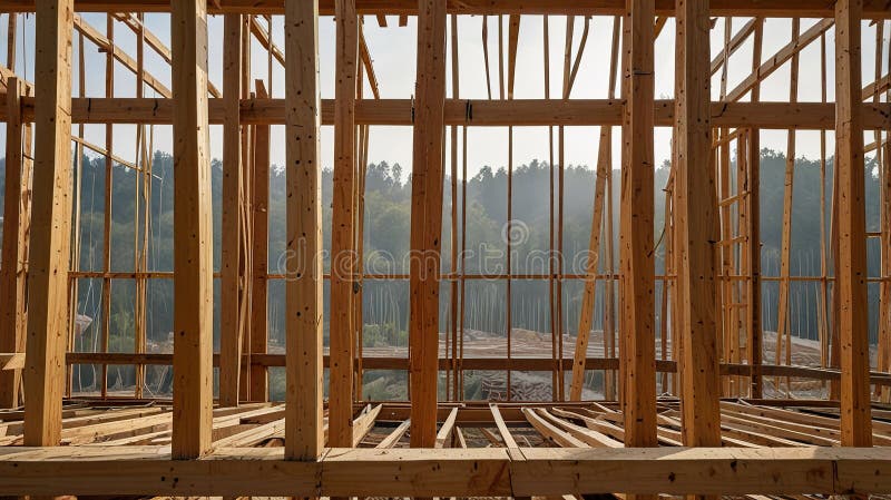 Structure Construction Site Engineer for Background Stock Illustration ...