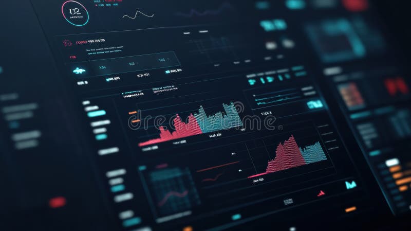 Structured Financial Analytics Dashboard with Rising Business Graph and ...