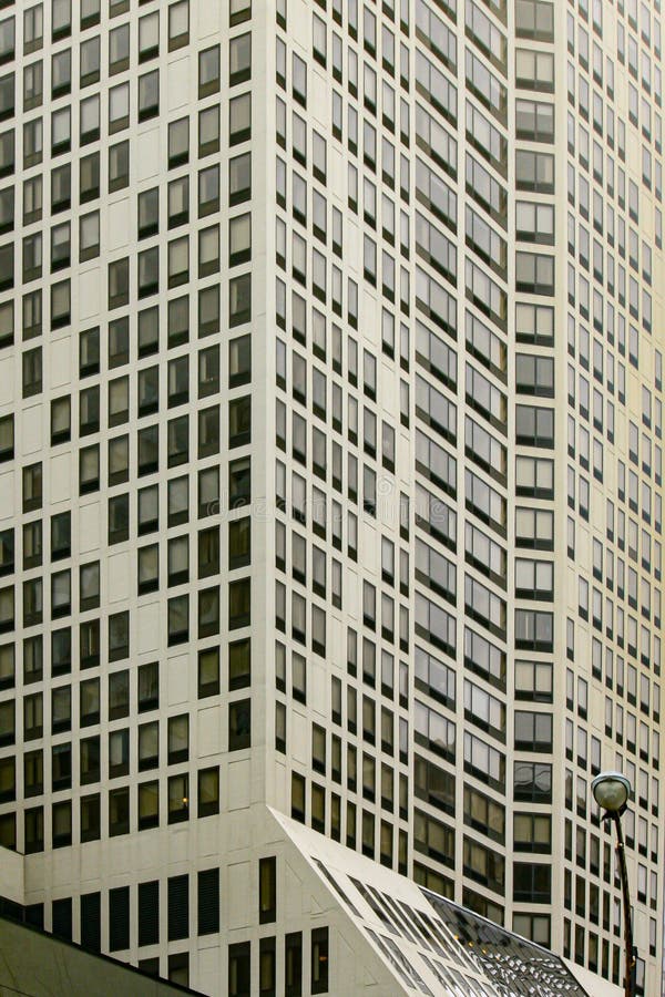 Structured Glass Facade of a Skyscraper with Edges Stock Image - Image ...