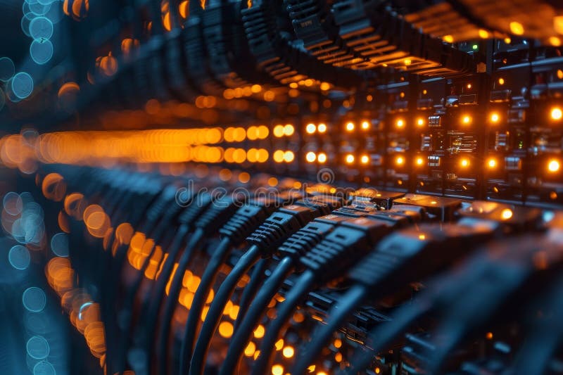 Structured Network with Wired Equipment for Data Storage and ...