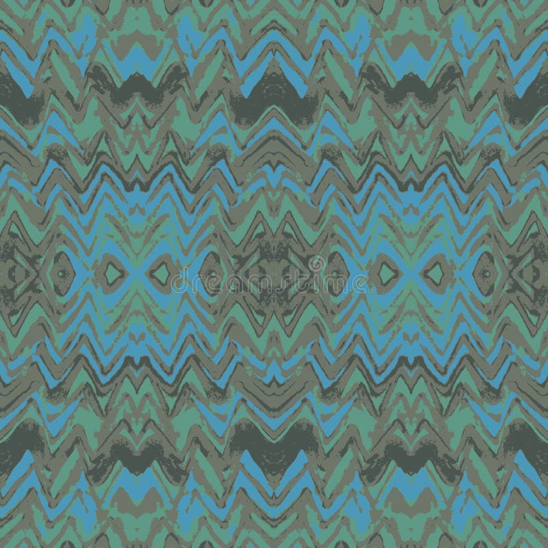 Structured Pattern with Blue, Green and Brown Stock Vector ...