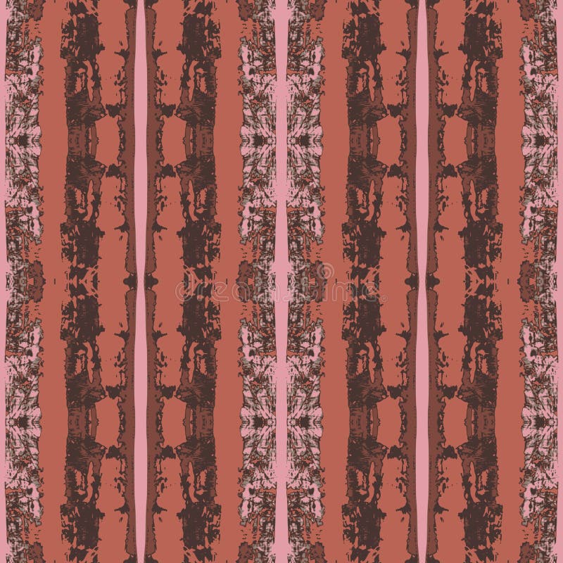 Structured Pattern in Pink, Brown and Light Red with Stripes. Stock ...