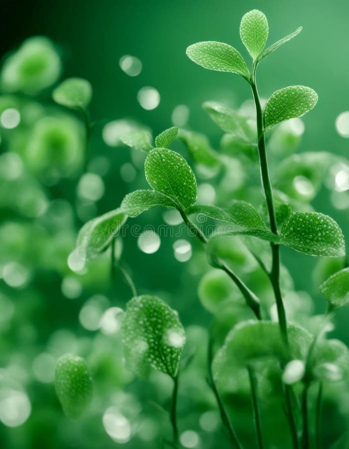 Structured Plants Biology Biochemically Science Green Background Lab ...