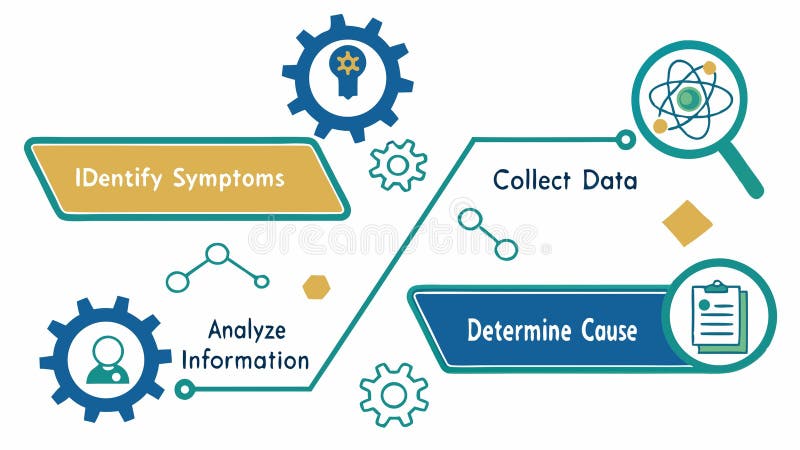 Structured Problem Solving Analysis Process Diagram Vector, Vector Design Generative AI Stock ...