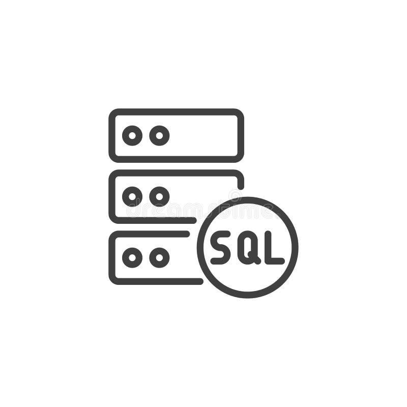 SQL - Structured Query Language Icon, Label. Internet Security and ... SQL - Structured Query Language Icon, Label. Internet Security and ...