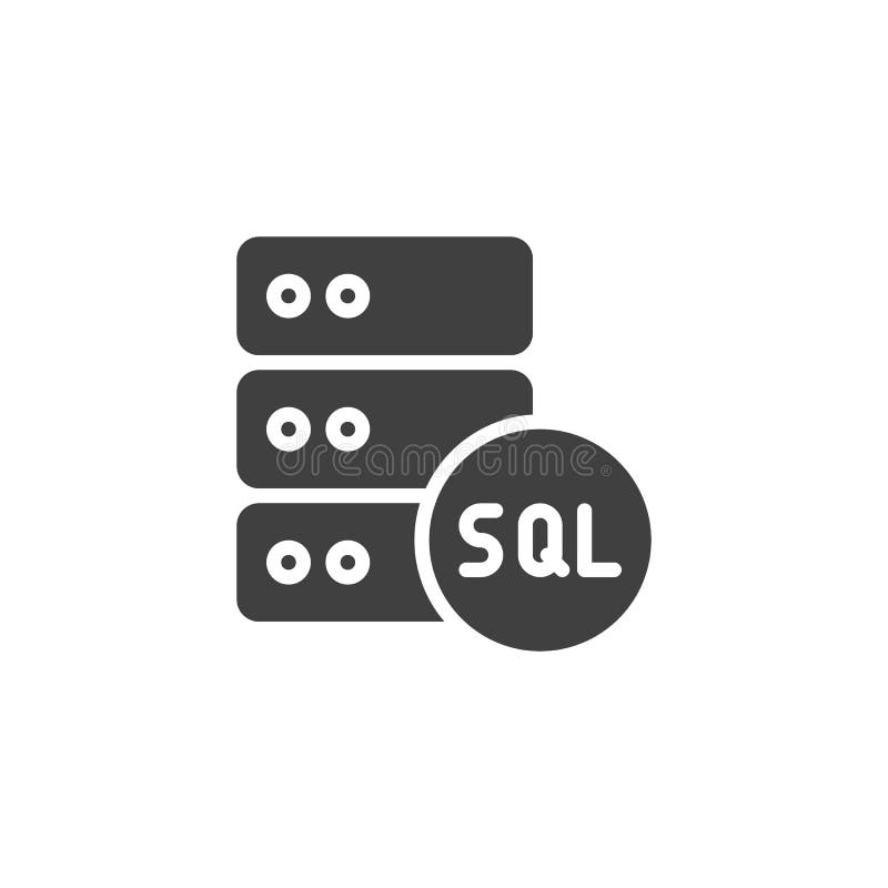 SQL - Structured Query Language Icon, Label. Internet Security and ... SQL - Structured Query Language Icon, Label. Internet Security and ...