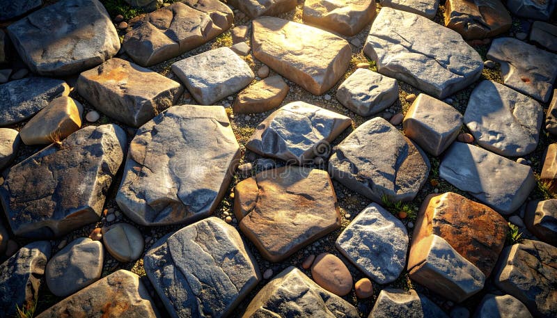 Structured Stone Pavement Background – Realistic Textured Surface Stock ...