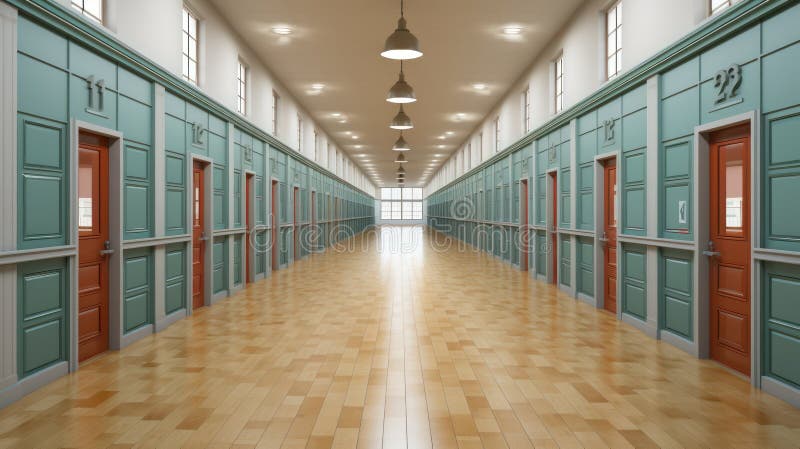 Hallway Perspectives Stock Illustrations – 4 Hallway Perspectives Stock ...