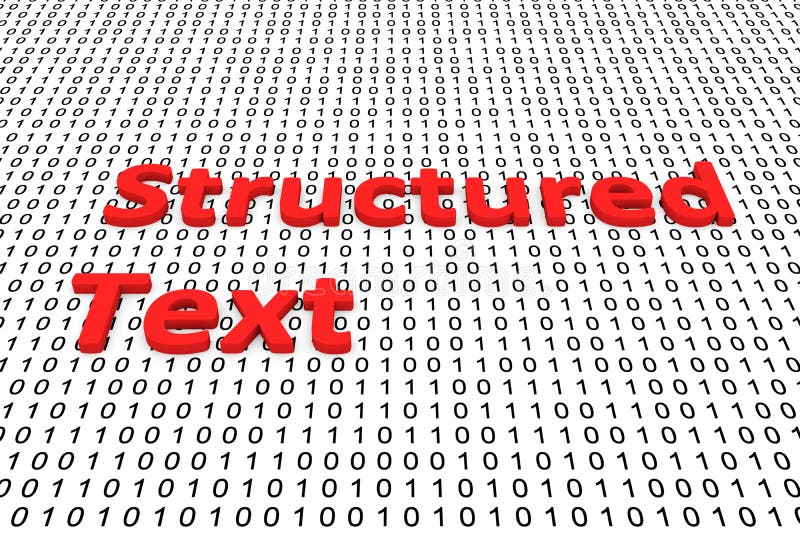 Structured text stock illustration. Illustration of controller - 90087311