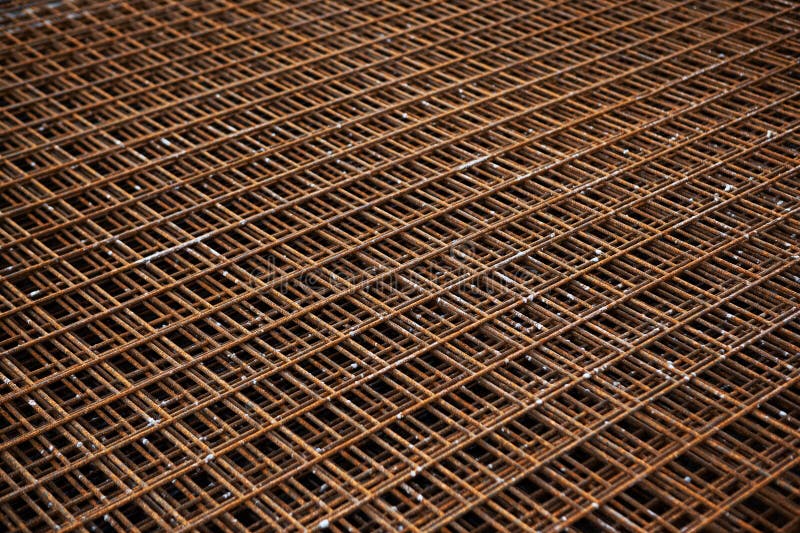 Structures for Foundations on a Construction Site Stock Image - Image ...