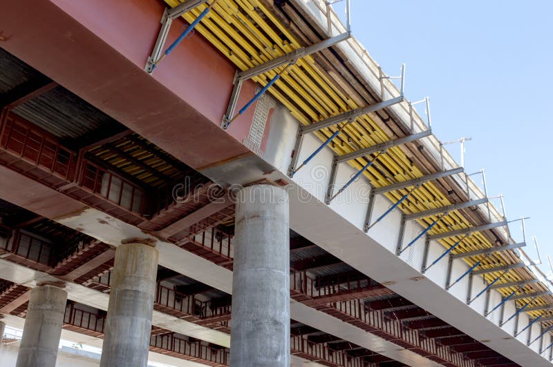 Structures Made of Concrete and Metal. Stock Image - Image of ...